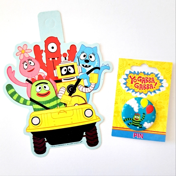 Loungefly | Other | Y2k Nick Jr Yo Gabba Gabba Large Sticker Brobee Pin ...